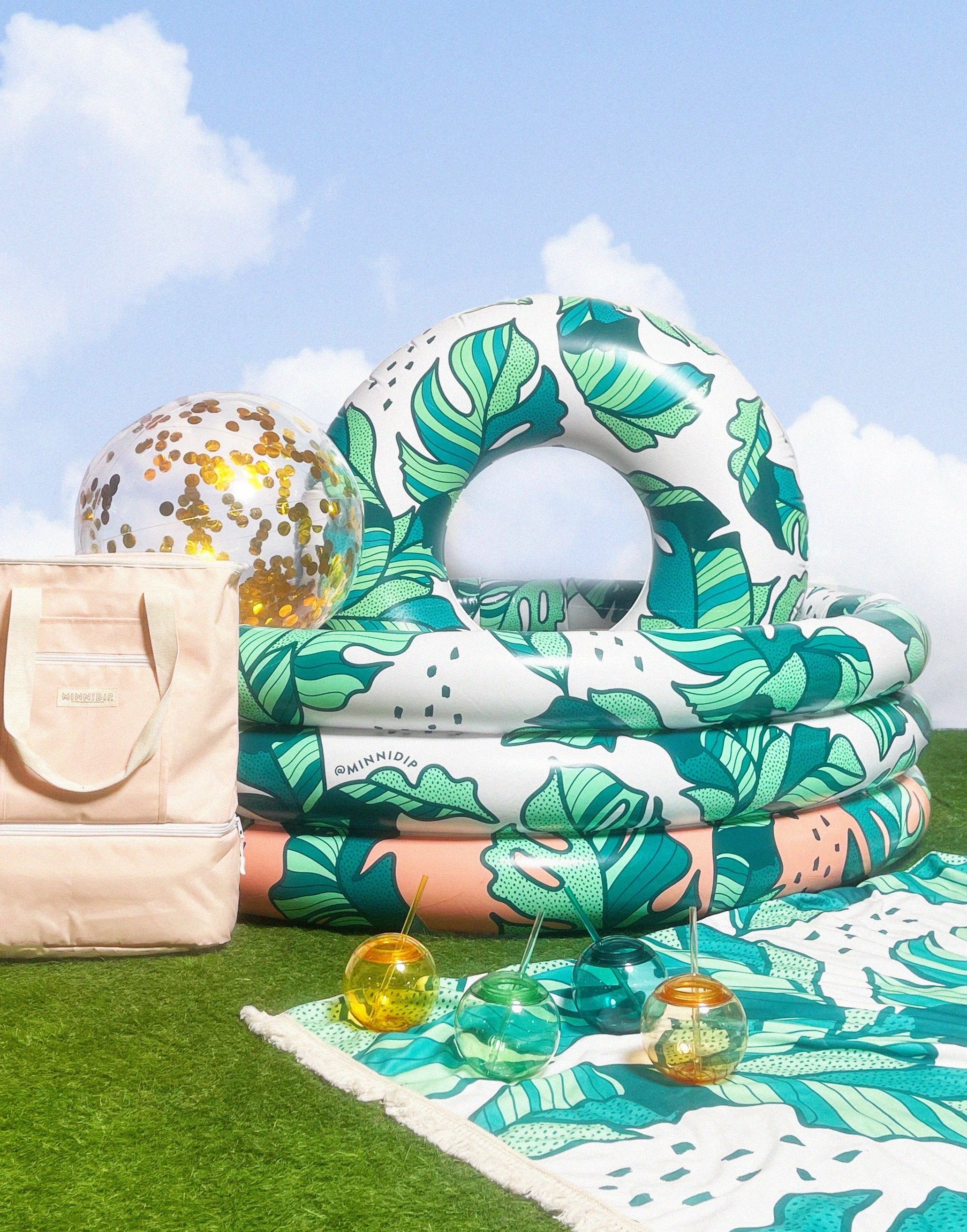 MINNIDIP is the original modern inflatable pool created by Emily Vaca