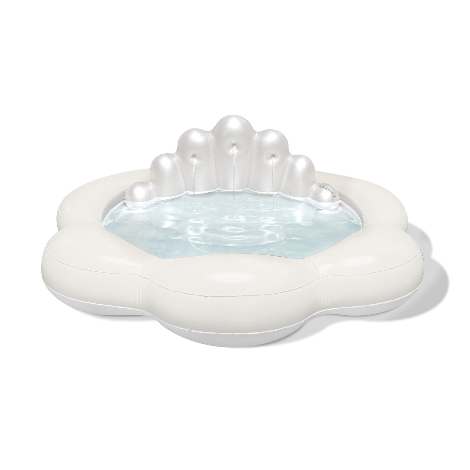 the COASTAL PEARL Seashell Fountain Pool